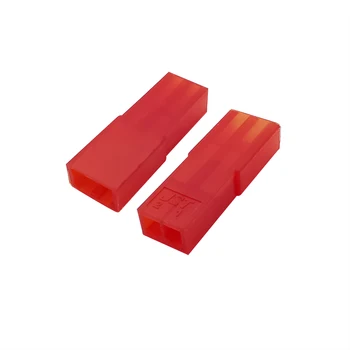 300Pcs 2.54mm Red JST SYP 2 Pin Male Female Housing Plug Jumper Crimp Terminal Wire Connector ...