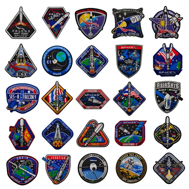 Spacex Dragon Patches