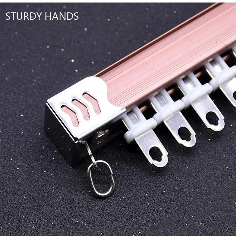 2-Pcs-set-Curtain-Track-Closure-Sealing-Plug-Aluminum-Alloy-Track ...