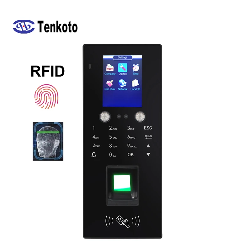 Tcp/ip Biometric Rfid Fingerprint Time Attendance System Nfc Recorder ...