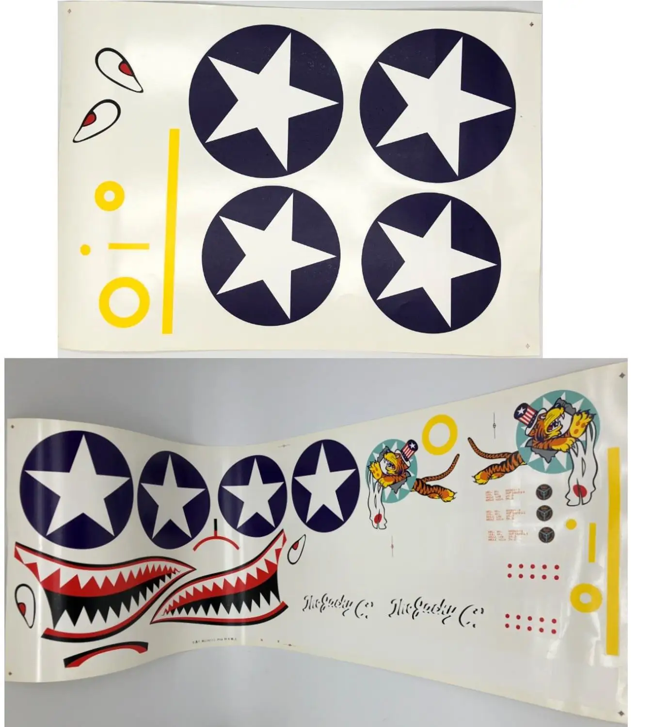 Decal Set for Skyflight LX model P40 RC airplane model|Parts ...