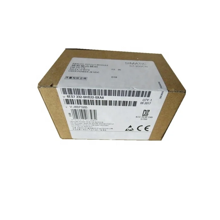 SIEMENS EM232 6ES7-232-0HB22-0XA0 ANALOG OUTPUT SIMATIC S7-200 PLC ...