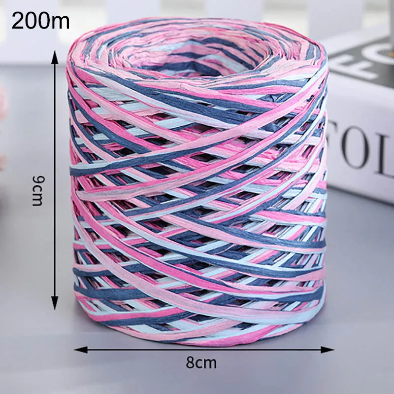 Pelotes de laine,Papier écologique tricoté à la main, 200M, bricolage ...