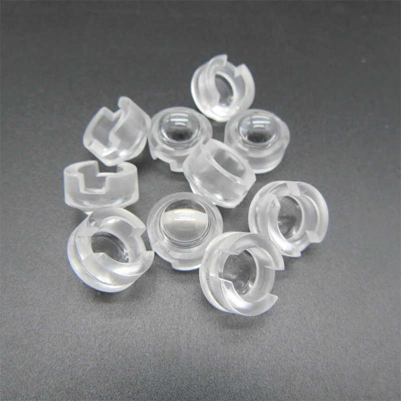 100pcs 13mm 1w 3w Mini Led Lens 15 30 45 60 90 100 Degree For Ir Cctv ...