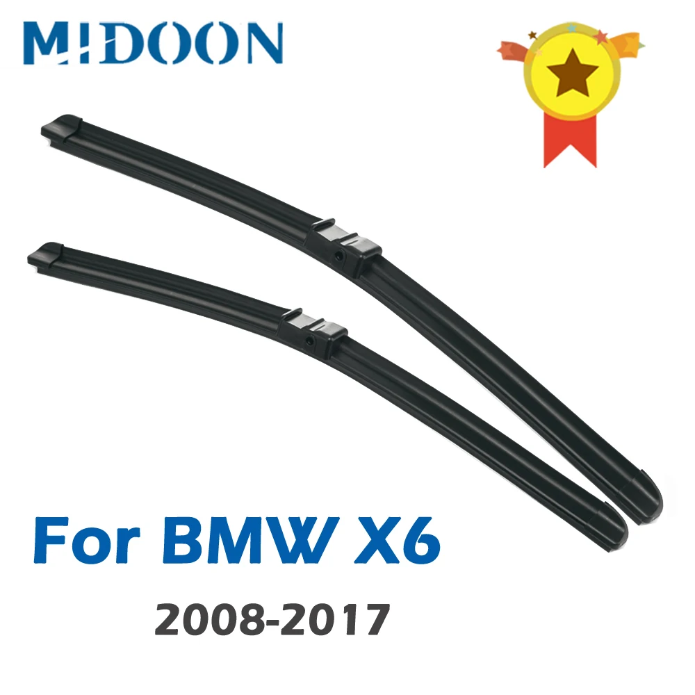 MIDOON-Wiper-Blades-for-BMW-X6-E71-F16-Fit-Side-Pin-Push-Button-Hook ...