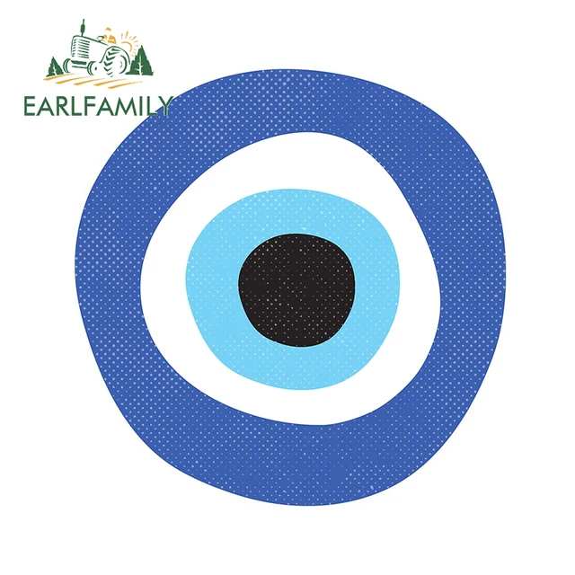 EARLFAMILY 13cm For Evil Eye Car Graffiti Sticker Vinyl Material Decal ...