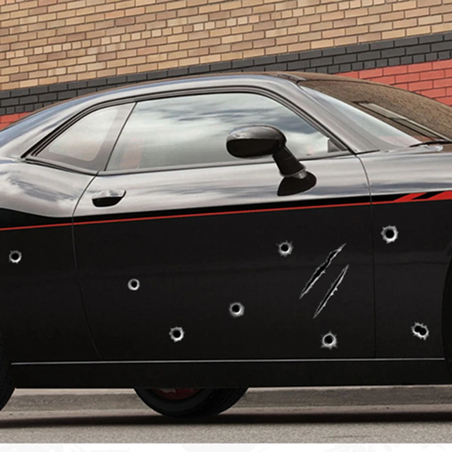 Bullet Holes In Car