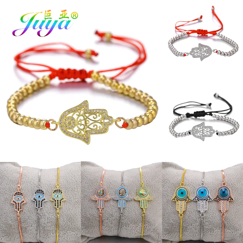 Juya pulsera de mano de Fátima para hombre y mujer, brazalete de oro/oro rosa, cadena ajustable ...