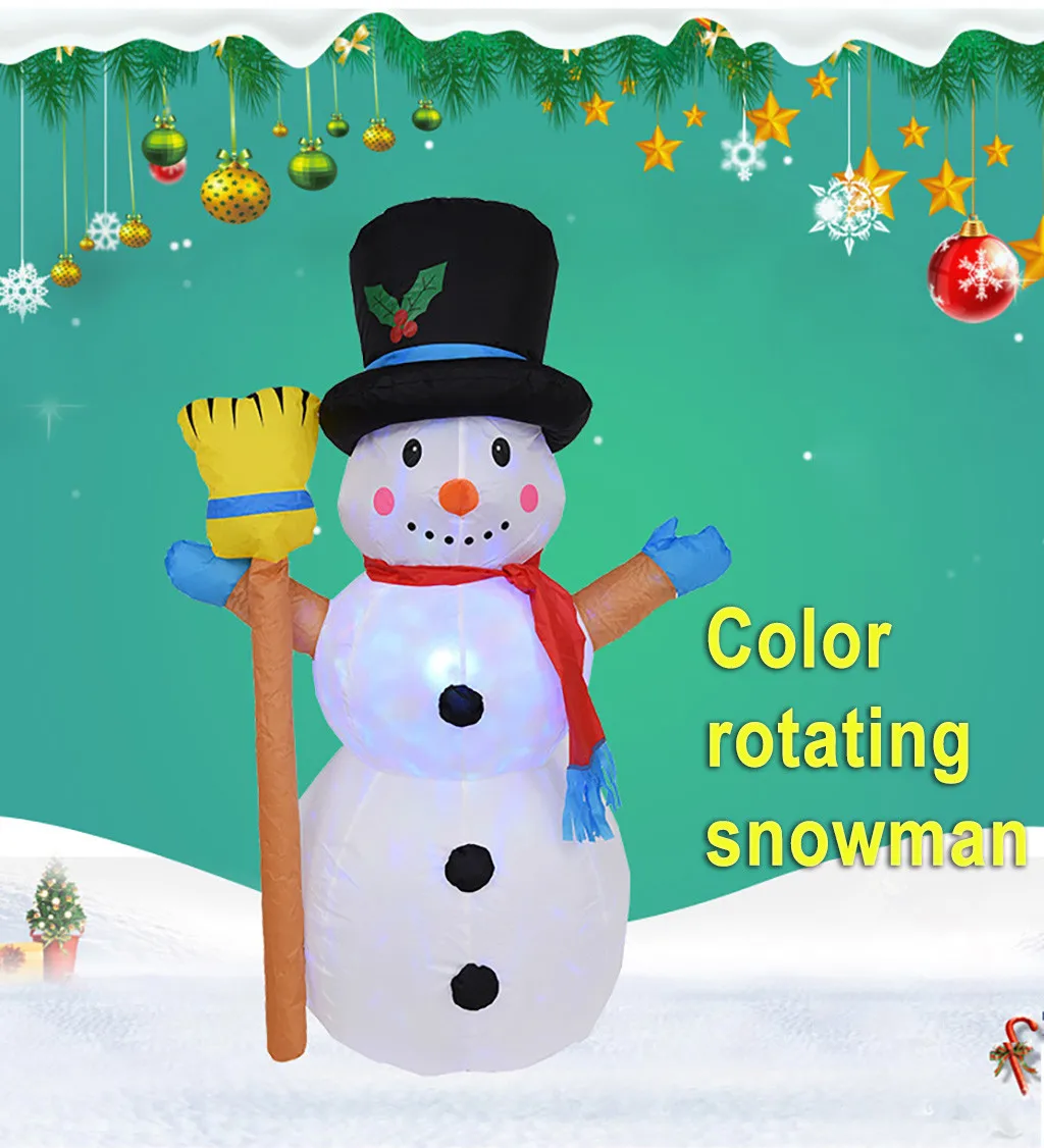 MUQGEW 1,2 м надувная модель игрушки Рождественский Снеговик ...