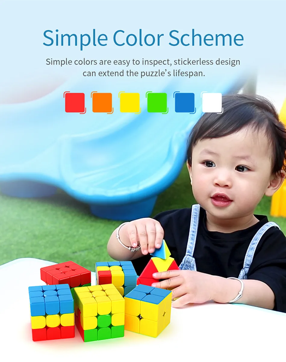 Generic Moyu Children Teaching Puzzles 3x3x3 Unicorn Pudding Bumpy ...