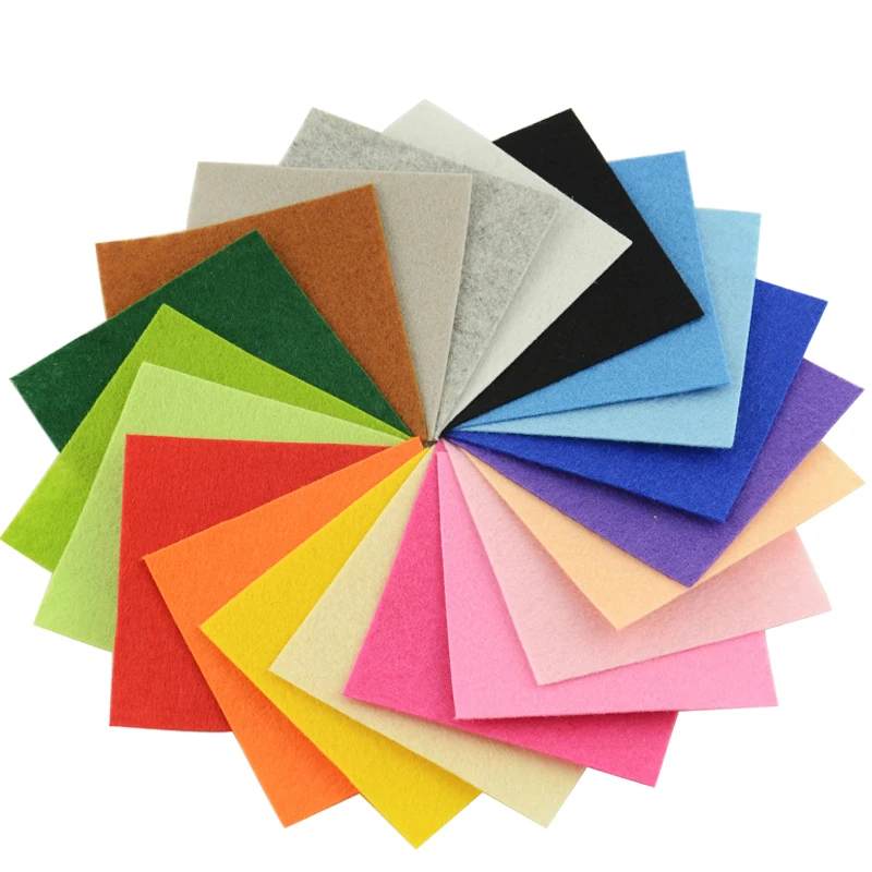Teramila-Polyester-Felt-Fabric-Pack-20-Basic-Colors-1mm-DIY-Handmade ...
