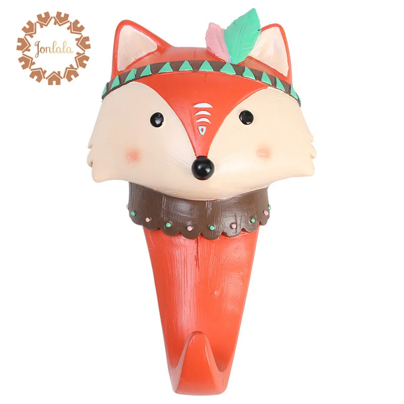 American Decorative Cute Hook Children Room Wall Animal Hook Creative ...