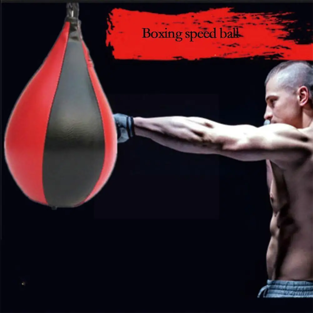 Punching Ball Pu Pear Boxing Bag Reflex Speed Balls Muay Thai Punch ...