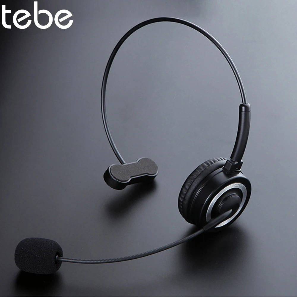 tebe-Mono-Bluetooth-Headset-Stereo-Music-Head-Mounted-Gaming-Earphone ...