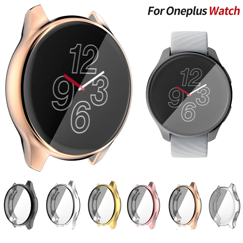 TPU-Plating-Protective-Cover-For-Oneplus-Watch-Case-Full-Screen ...