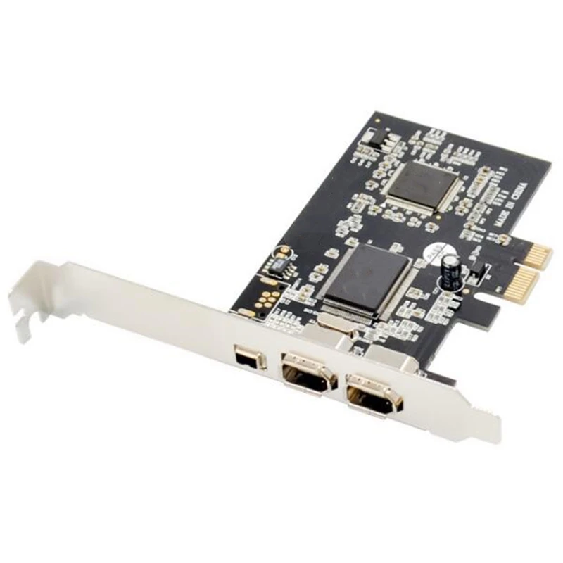 Tarjeta pci express Firewire con IEEE 1394A 2 A + 1Mini puertos A ...