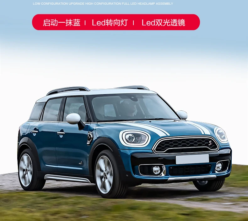 Mini Countryman F60 Headlights 2017-2019 F60 Led Headlight Drl Head ...