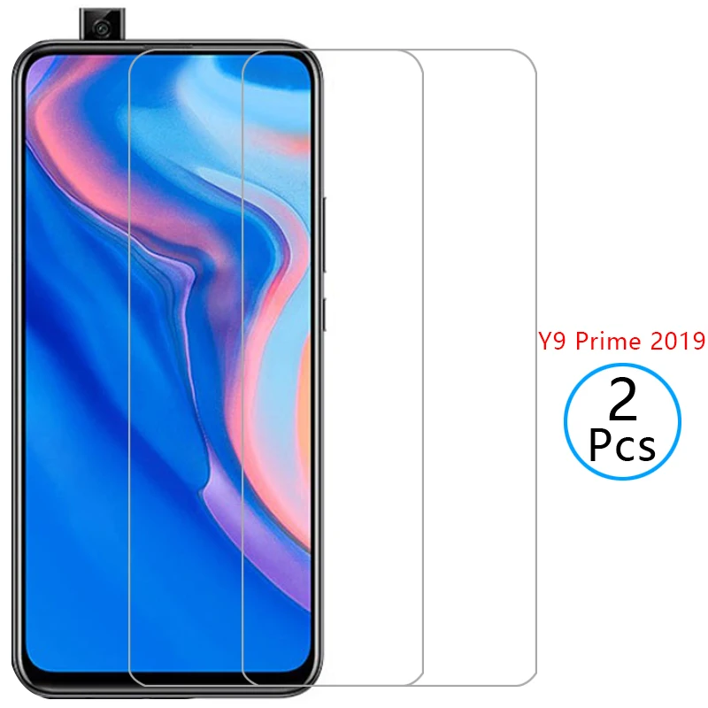 case for huawei y9 prime 2019 cover tempered glass screen protector on ...