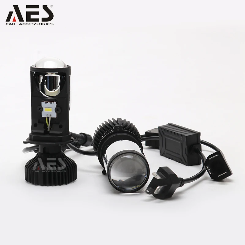 2pcs Aes Mini H4 Projector Lens For H4 Universal Car Headlight 1.8inch ...