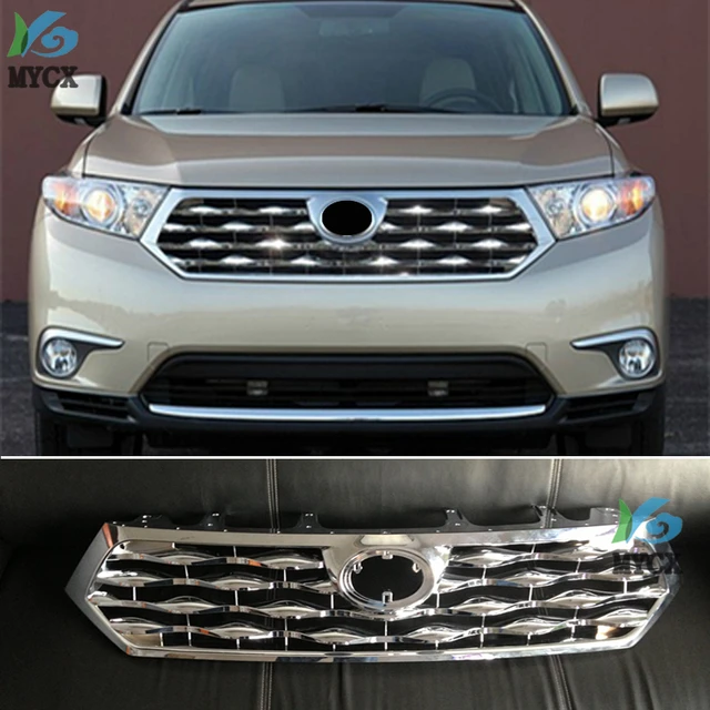 2007 Toyota Highlander Silver Grill