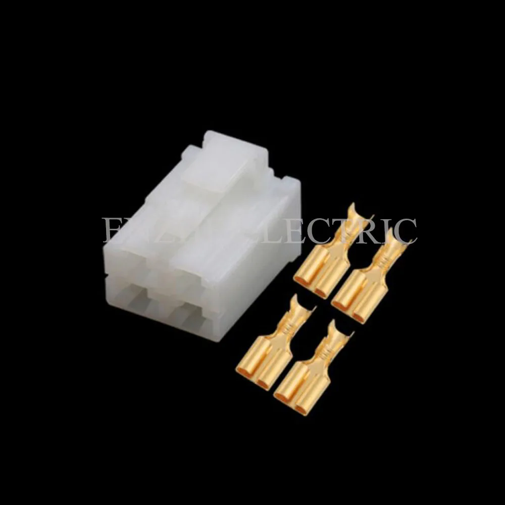Juego de conectores de cable hembra, terminal de conector de 4 pines, enchufes, DJ7042A 6.3 21 ...