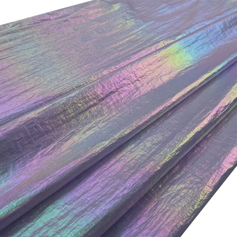 Iridescent White Fabric