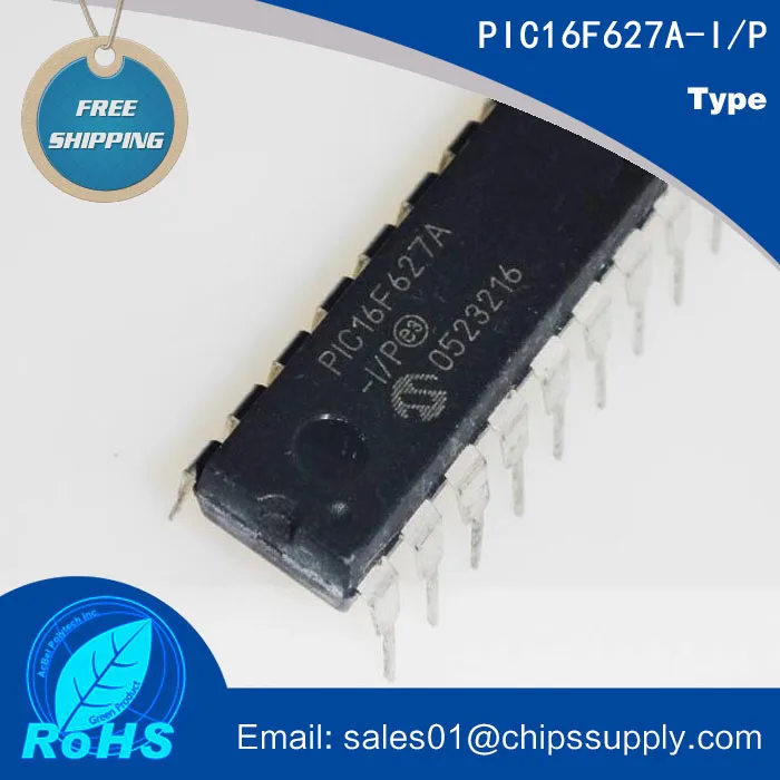 5pcs Lot Pic16f627a I P Pic16f627a I P Dip18 Pic16f627a Ip Ic Mcu 8bit