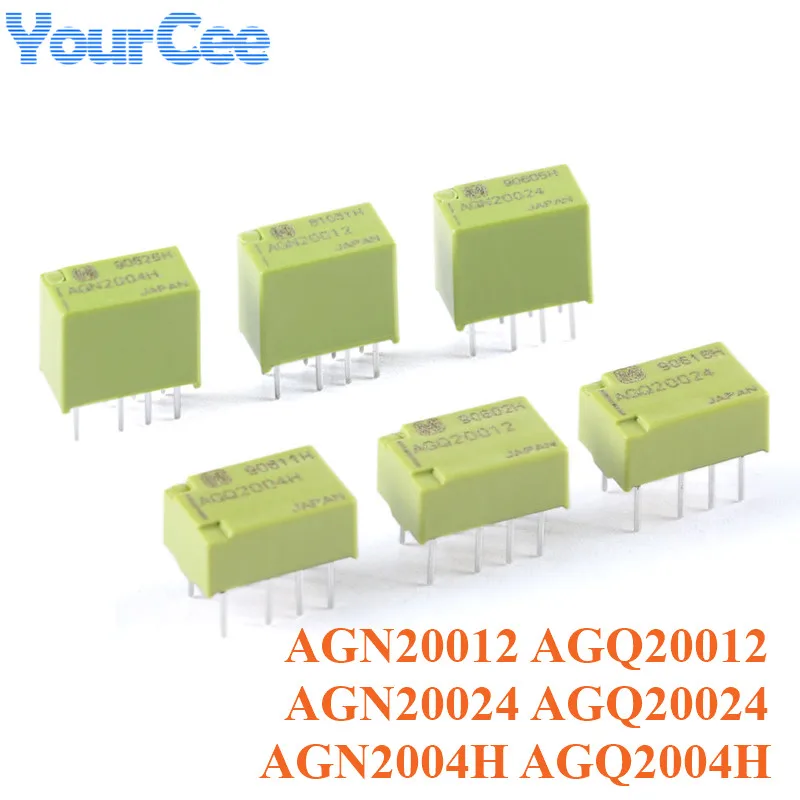 5pcs 신호 릴레이 AGN2004H AGN20012 AGN20024 AGQ2004H AGQ20012 AGQ20024 릴레이 4 ...