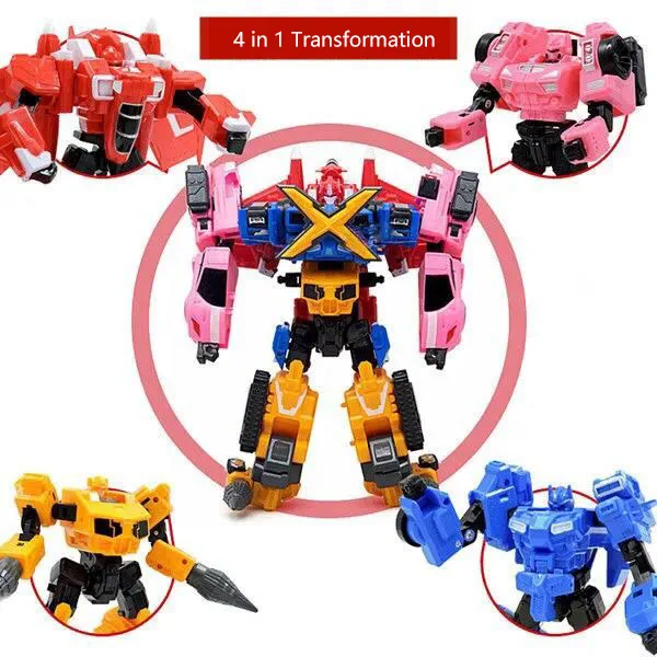 4-in-1-MiniForce-Transformation-Robot-Toys-Action-Figure-For-X-Volt ...