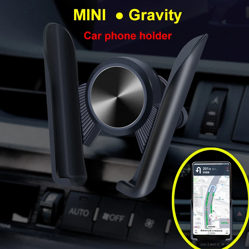 MINI Car Phone Holder for iPhone Samsung Redmi Huawei Vents Phone ...