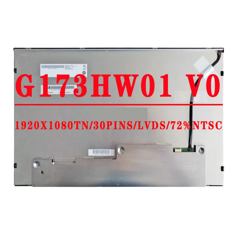 G173HW01 V0 G173HW01 V.0 17.3 inch TFT LCD Monitor 1920x1080 with LVDS ...