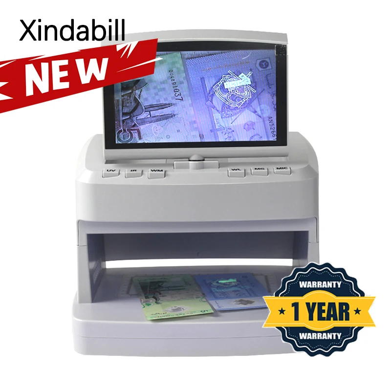 xindabill UV light money detector with magnifying lens fake money ...