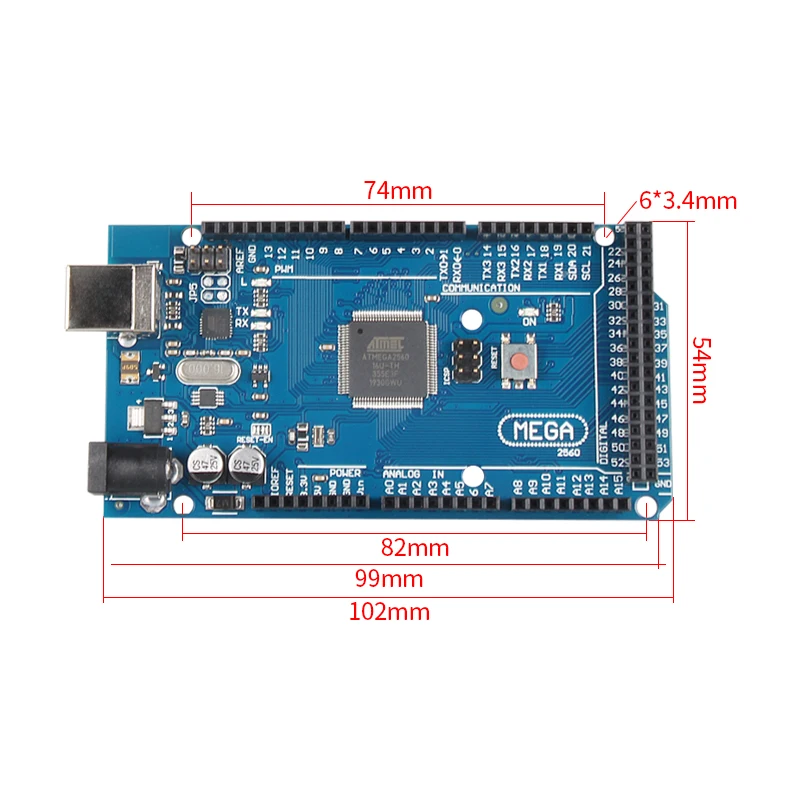 Ch340 Arduino Mega 2560 With Cable In Pakistan – ELECTRONIC STORE