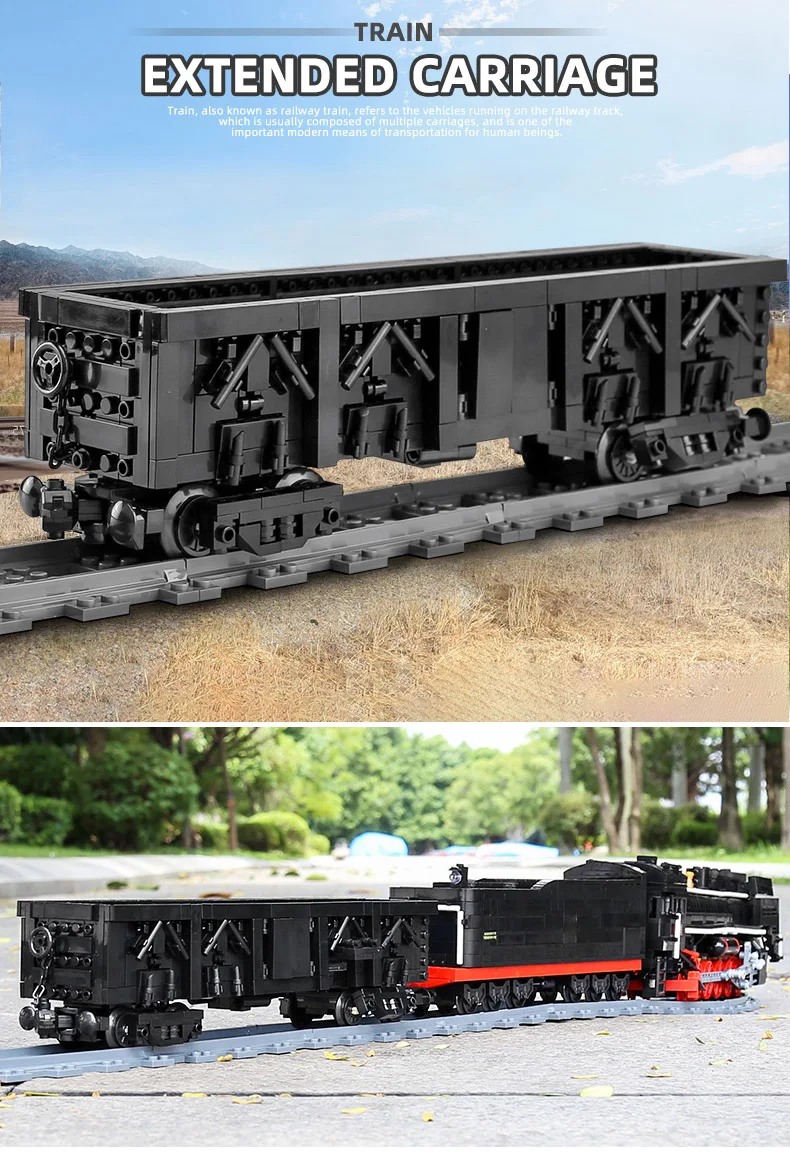 Mould King 12003 RC QJ Steam Locomotive – Mould King UK Online Shop