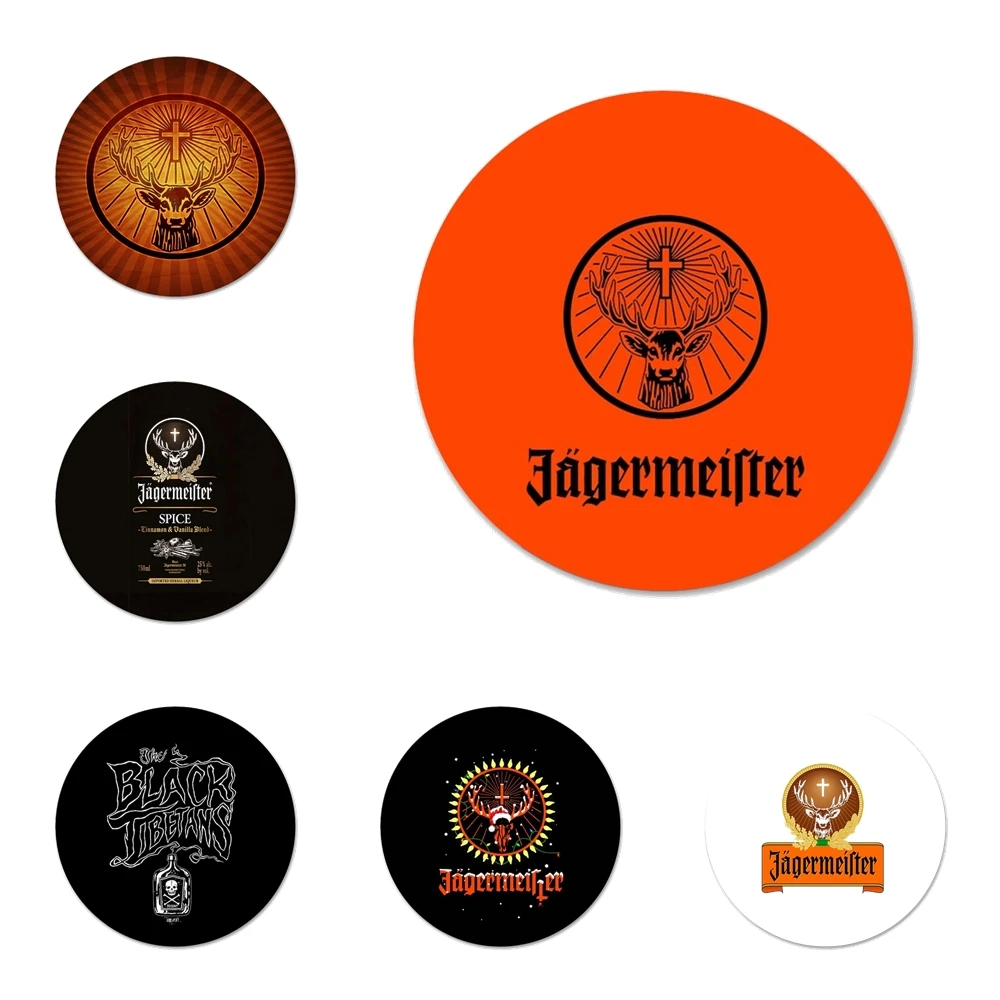 58mm Jagermeister logo Icons Pins Badge Decoration Brooches Metal ...