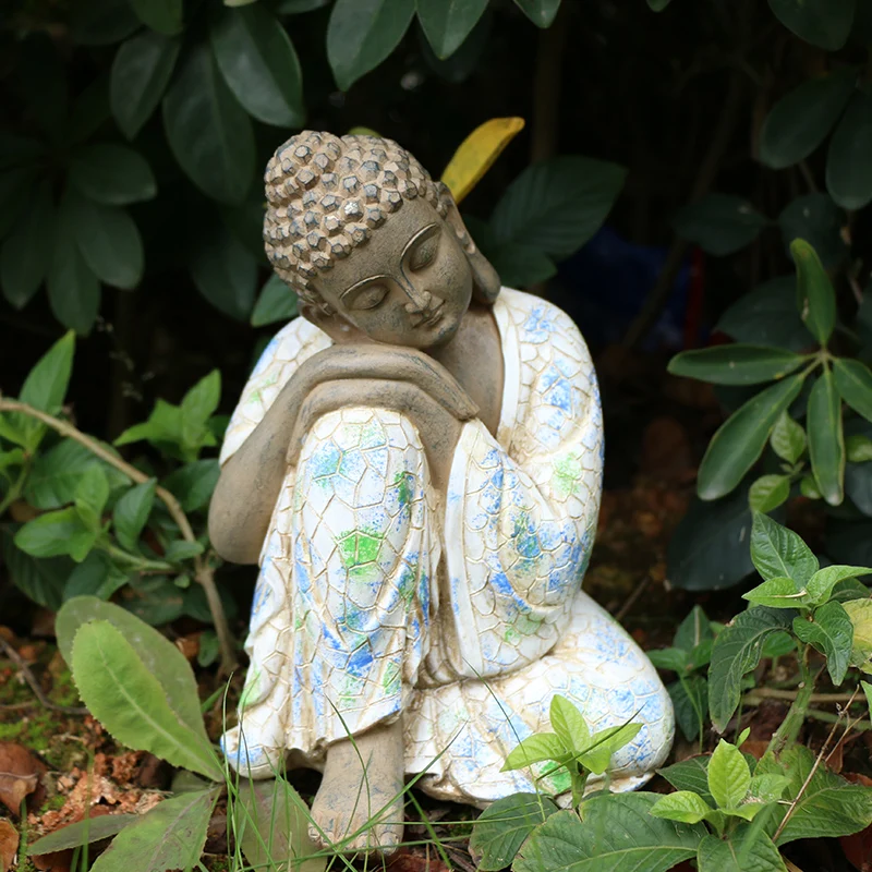 Beautiful Garden Zen Tathāgata Small Buddha display a new Chinese style ...