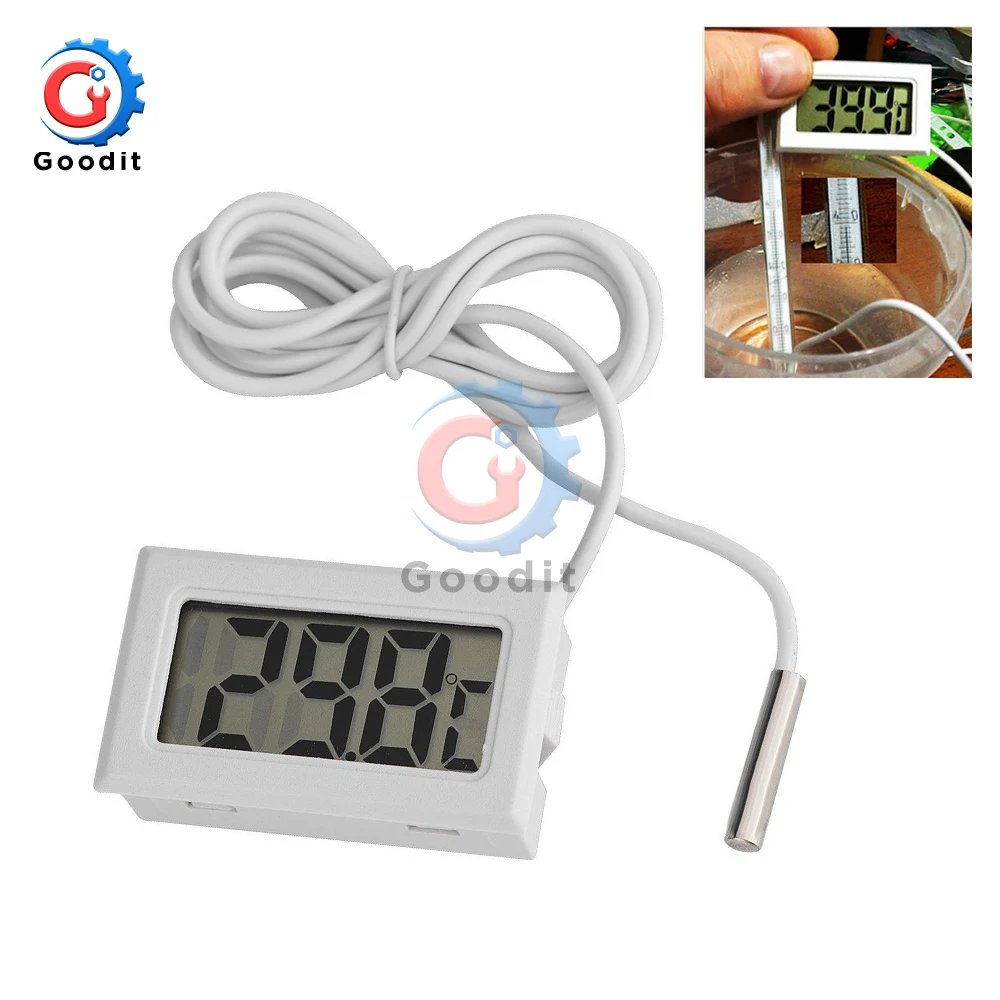 Mini-LCD-Digital-Thermometer-Fridge-Thermometer-indoor-outdoor-Probe-1M ...