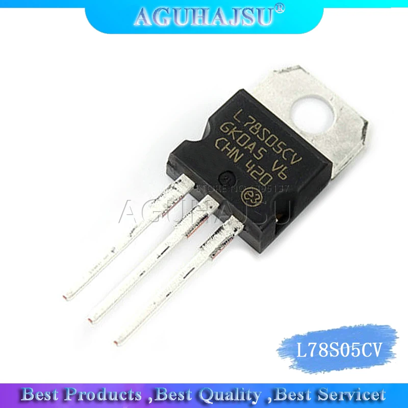 L78S05CV TO 220 78S05 TO2205V 2A L78S05, 10 개|integrated circuit ...