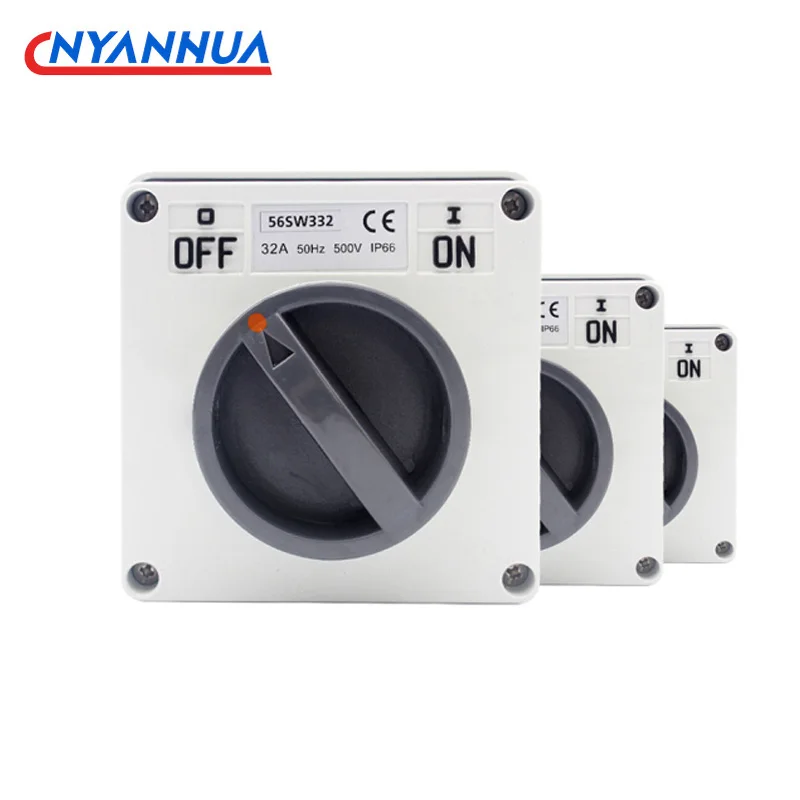 Outdoor Waterproof Knob Power Wall Switch Anti-Storm Switch Can Be ...