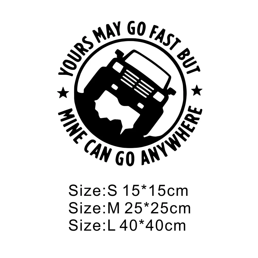 4x4 Size Stickers