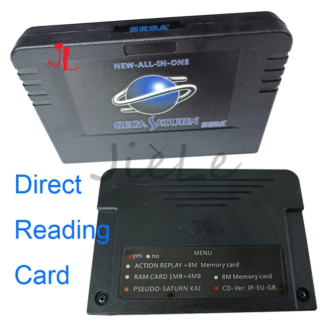 NEW-ALL-IN-1 SEGA SATURN Game Card SS Cartridges with Direct Reading ...