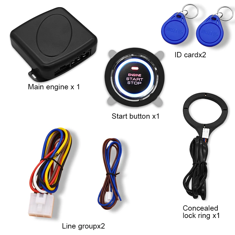 RFID-lock-one-key-start-anti-theft-car-one-key-start-system-one-key ...