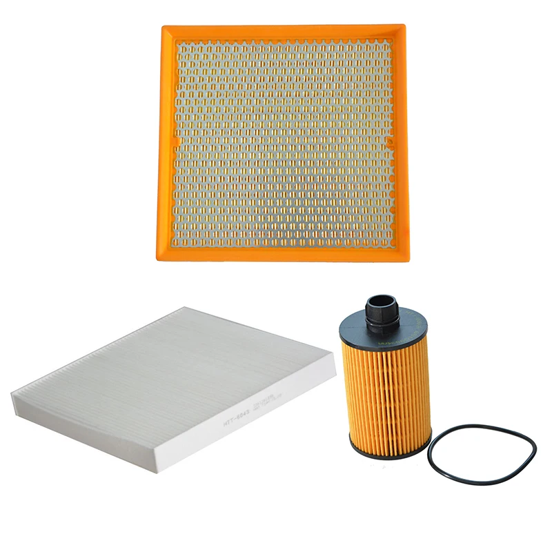Car Air Filter Cabin Filter Oil Filter For Jeep Grand Cherokee WK2 3.0L ...