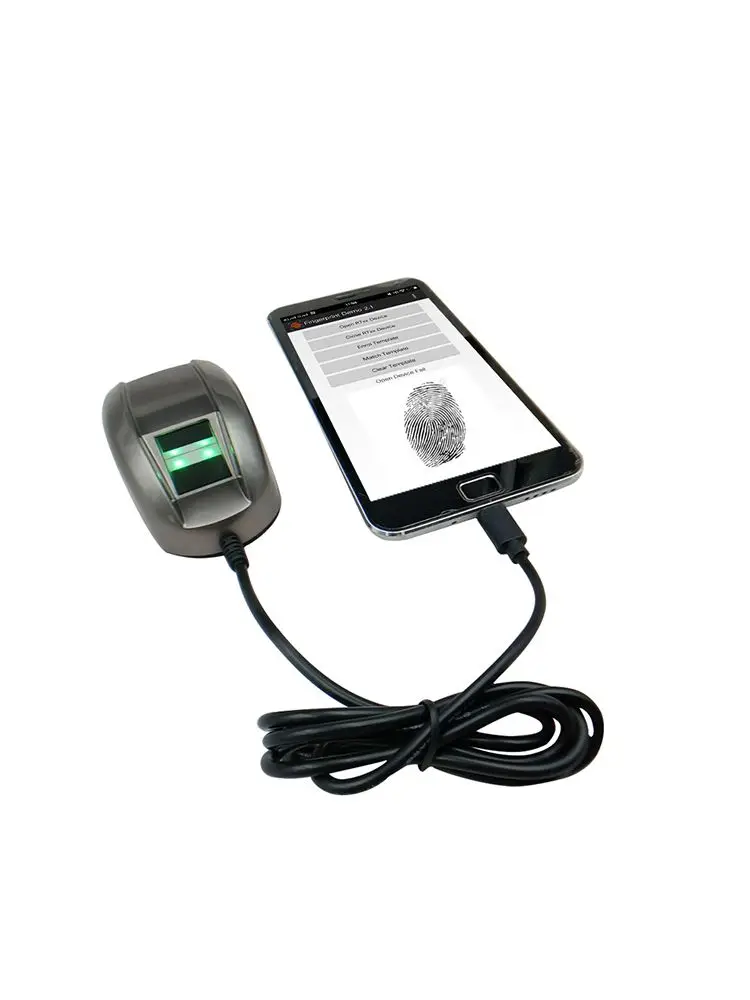 Biometric Fingerprint Reader Micro-usb Hf4000 For Windows Android Ios System Digital Finger ...