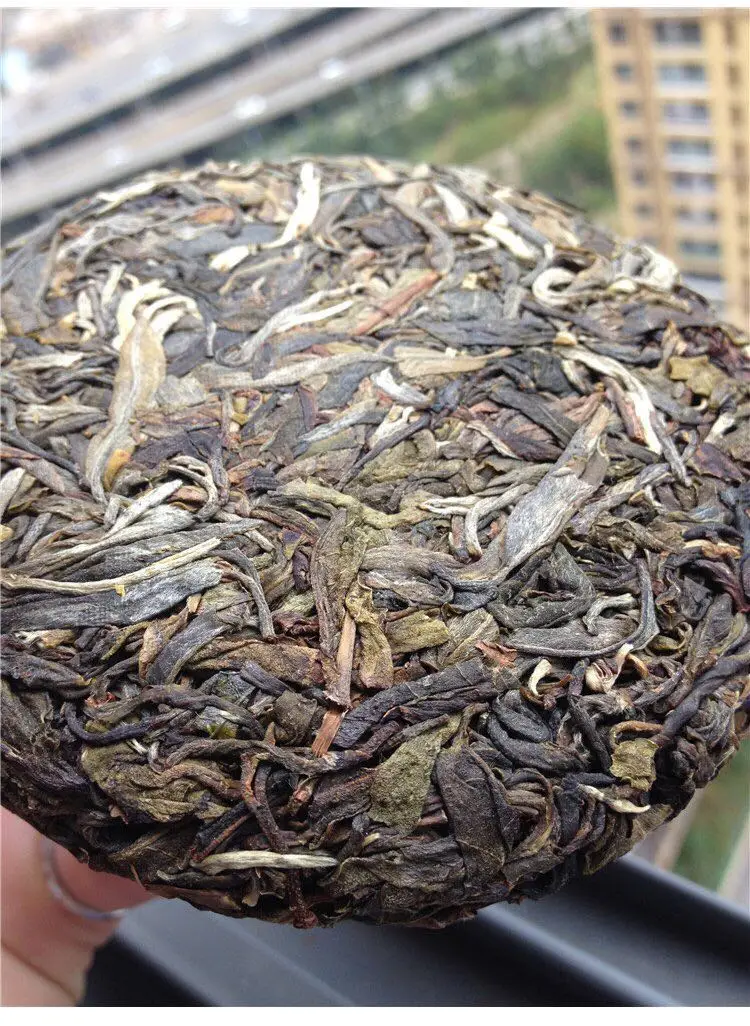 357g China Yunnan Raw pu'er Tea Xigui High Mountain Ancient Tree Manual Pure Material Green Food ...