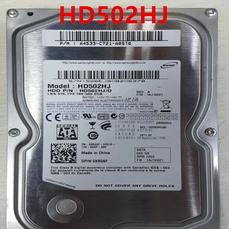 90-New-Original-HDD-For-Samsung-500GB-3-5-SATA-16MB-7200RPM-For ...