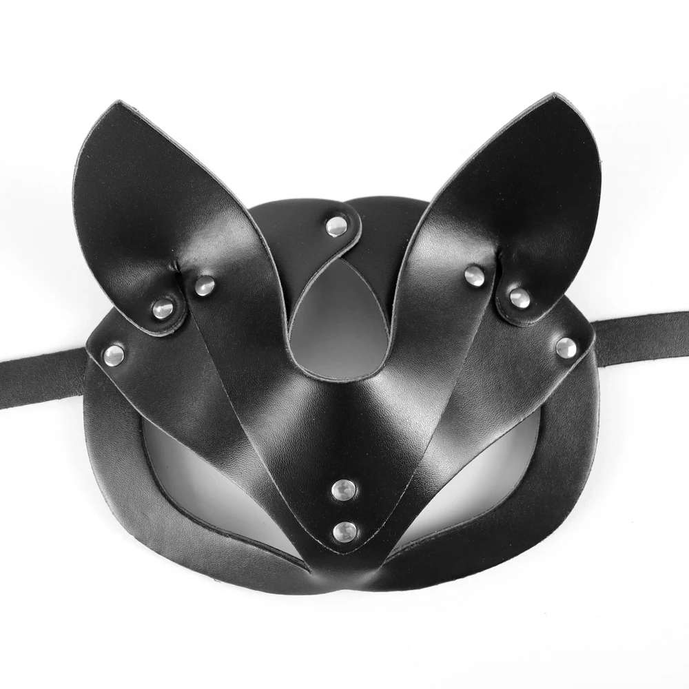 Anime Bunny Girl Travel Essential Rivet Cosplay Mask - AllCosplay.com