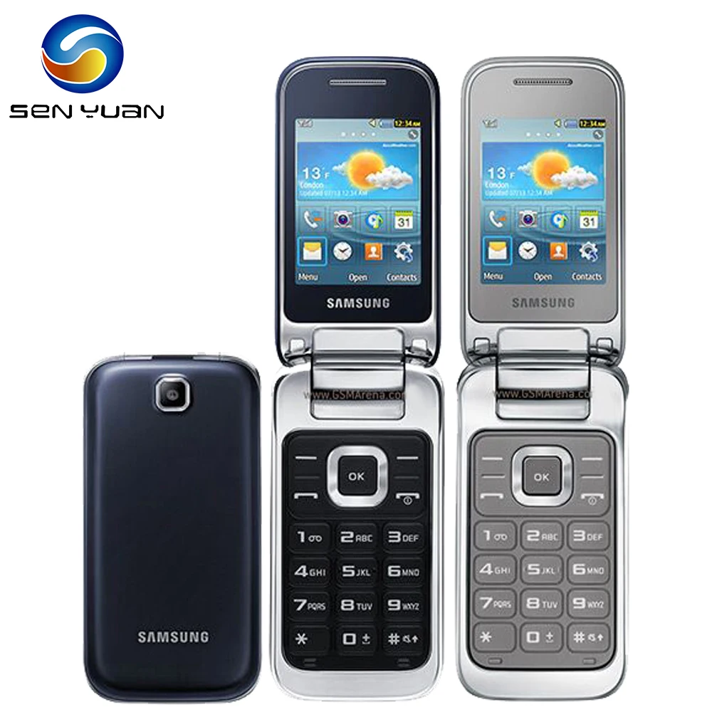 Original Samsung C3590 C3595 2G 3G Mobile Phone Unlocked GT C3595 2.4 ...