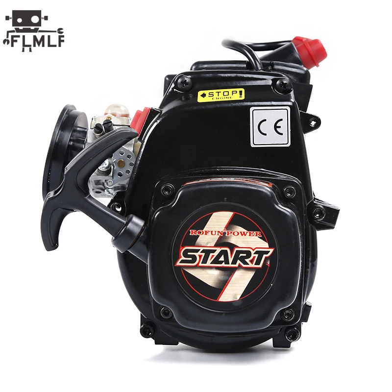 45CC Double Ring 4 Bolt Easy Start Engine Fit 1/5 Hpi Rofun Baha Km ...