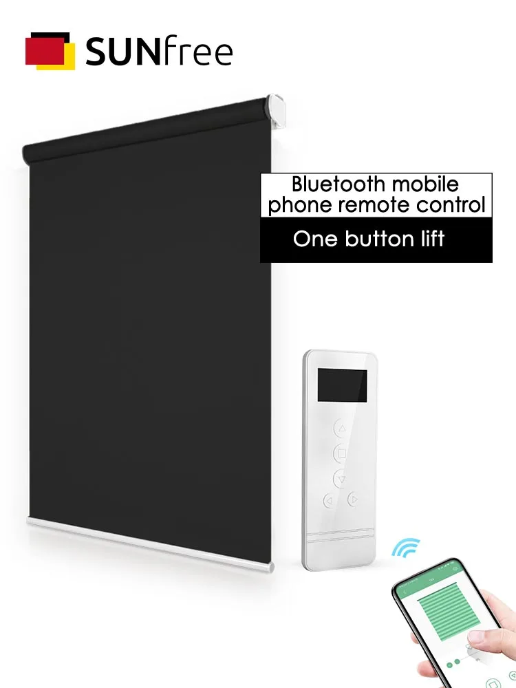 Bluetooth control motorized blinds DC12V tubular motor electric window ...